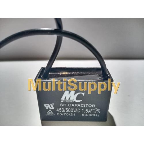 Jual Kapasitor Fan AC 1,5 uf MC Kabel 2 / Kipas Angin Indoor Kotak 1 ...