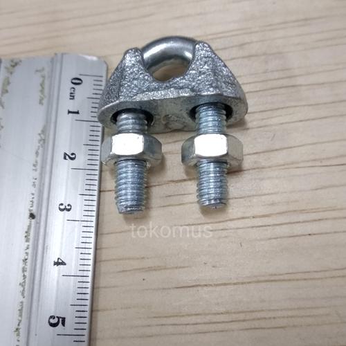 Jual wire rope clamp / klem Sling/klip tali Sling 8mm/kuku macan wire ...