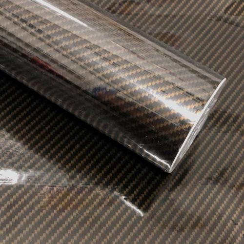 Jual Sticker murah Panel Mobil Motor Carbon 2D Gold Black premium gloss ...