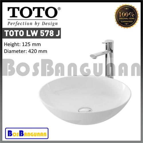 Jual Wastafel Counter TOTO LW 578 J / Wastafel Meja Mangkok - GOSEND ...