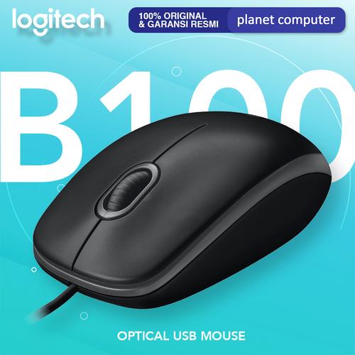 Jual Logitech B100 Optical Usb Mouse Garansi Resmi Mouse Komputer ...