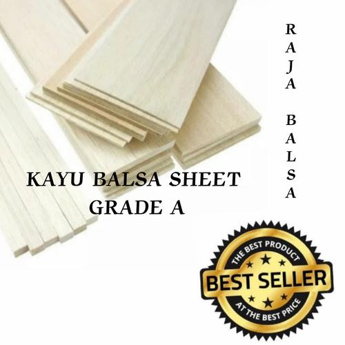 Jual Balsa 1mm x 10cm x 50cm kayu balsa sheet kayu maket - Kota Bekasi ...