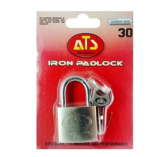 Jual KUNCI GEMBOK PADLOCK ATS 30MM 40MM 50MM 60MM LEHER PENDEK ...