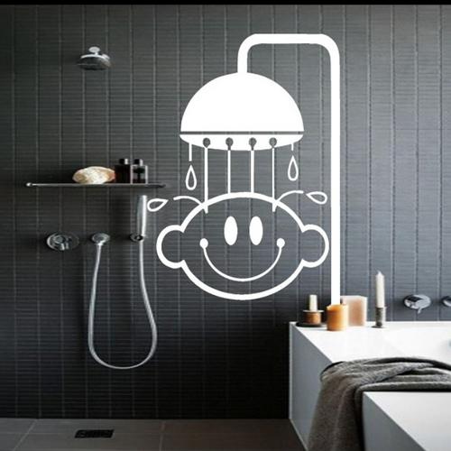 Jual Sticker Toilet Stiker Shower Sticker Kaca Dinding Kamar Mandi ...