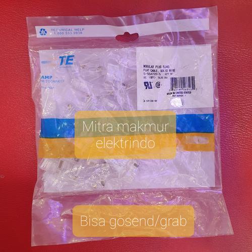 Jual Modular plug rj45 amp / konektor rj45 amp / conector rj 45 ...
