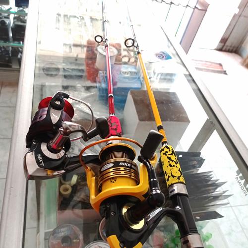 Jual joran set lengkap reel 6000 + senar 150m - Kuning, 2000+150 - Kota ...