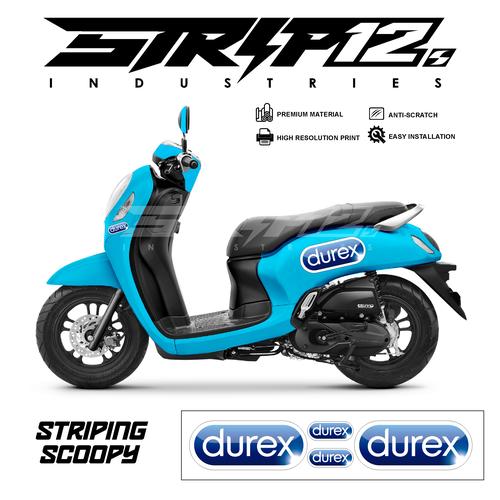 Jual STICKER DUREX STRIPING SCOOPY BEAT GENIO VESPA - Kab. Bekasi ...