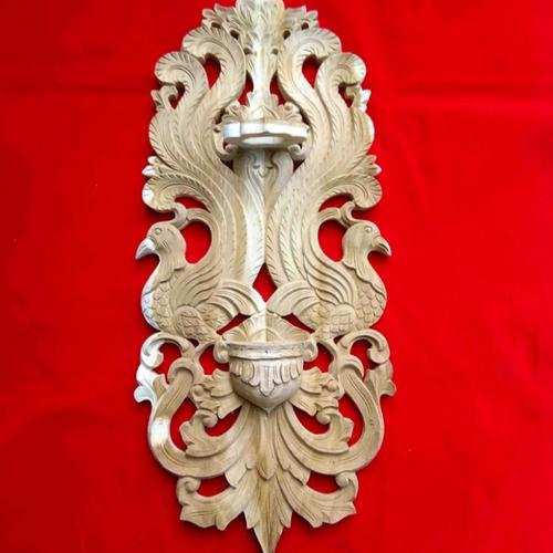 Jual Blawong Keris Ukir Burung Merak Kayu Jati Mentahan - Kab ...