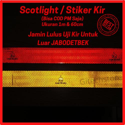 Jual Scotlite 1m / Scotlet / Stiker / Stiker pemantul cahaya 1m ...