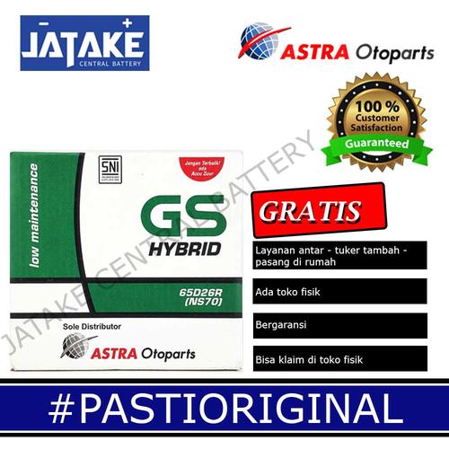 Jual Aki BASAH Ns70 / Ns 70 GS Astra Hybrid di Tangerang - Kota ...