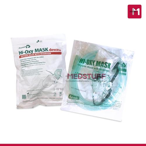 Jual Hi Oxygen Mask Masker NRM Non Rebreathing Mask - Jakarta Barat ...
