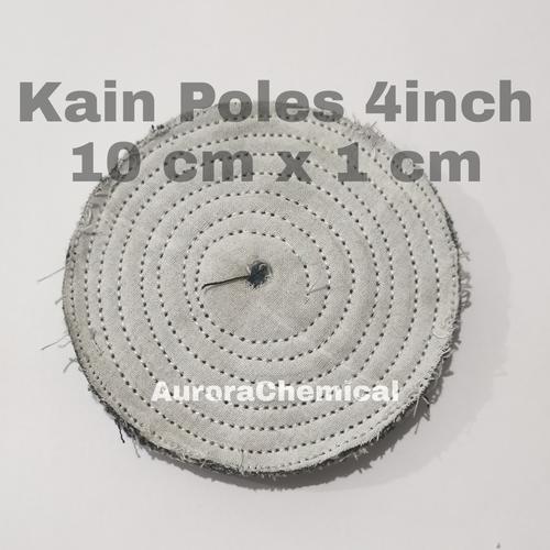 Jual Roda Poles 4 inch kain jeans 4" in inchi 10 cm buffing polishing ...