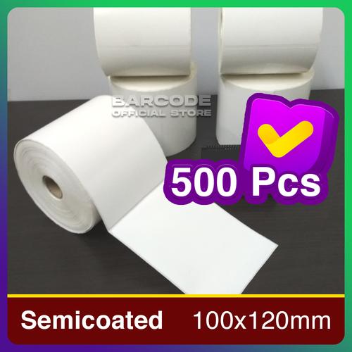 Jual KERTAS LABEL PRINTER BARCODE 100 X 120 MM 4" x 4,7" SEMICOATED 1 ...