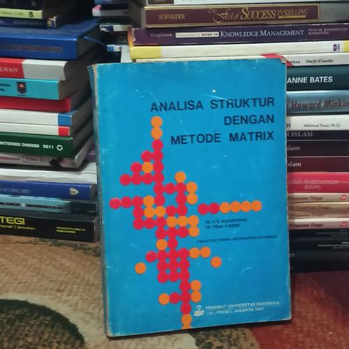 Jual original bekas buku analisa struktur dengan metode matriks ...
