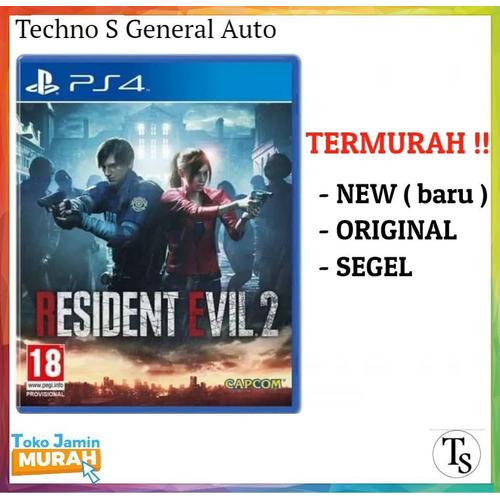 Jual Kaset CD PS4 Resident Evil 2 Original Baru - PS 4 resident Evil 2 ...
