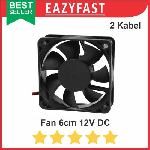 Jual Fan 6cm 60mm 12v DC Kipas Mini Komputer PC CPU Case Casing ...