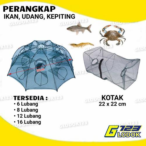Jual Perangkap Ikan / Bubu Ikan / Jebakan Ikan Udang Kepiting 6,8,16 ...