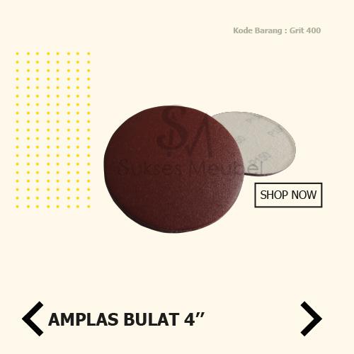 Jual AMPLAS BULAT 4 IN GRIT 400 - AMPLAS BULAT VELCRO - AMPLAS BULAT ...