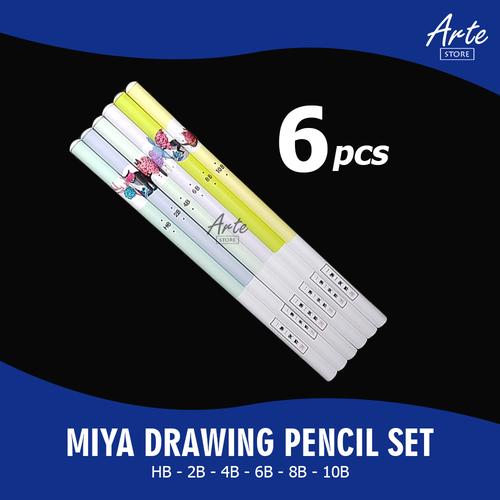 Jual Pensil Gambar - Miya Drawing Pencil Set - 2B - Kota Tangerang ...