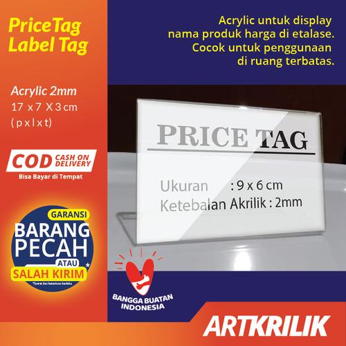 Jual PAPAN NAMA MEJA NAME TAG LABEL TAG PRICE TAG TENT CARD UK 9 X 6 CM ...