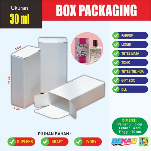 Jual Box Packaging Kotak Sabun / Kemasan Dus Botol Parfum 30 ml 5x3x10 ...
