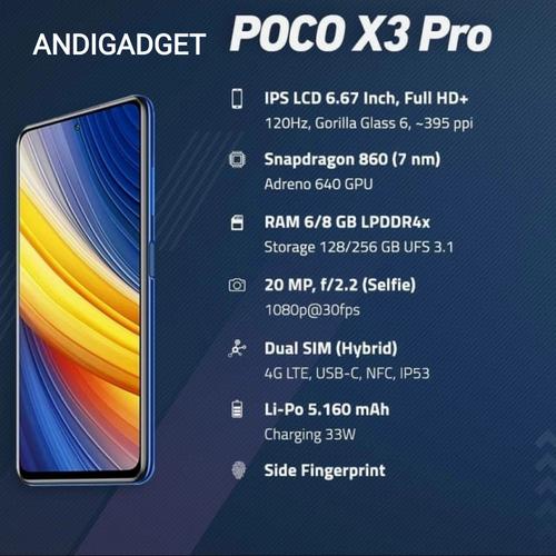 Jual Xiaomi Poco X3 Pro RAM 8/256GB Snapdragon 860 Garansi Resmi ...