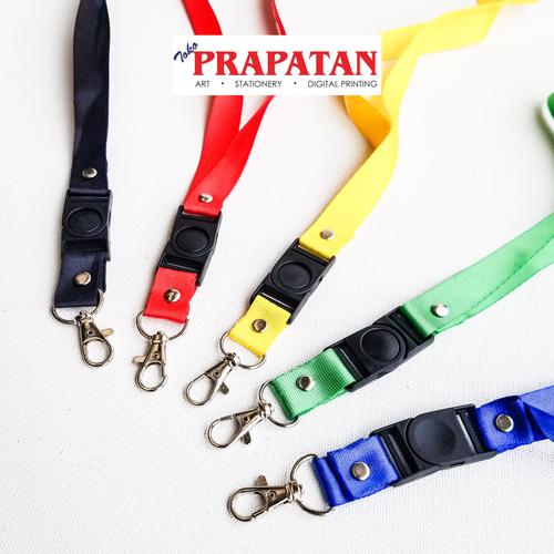 Jual Tali Name Tag 2cm / Tali ID Card Plastik - Hitam - Jakarta Timur ...