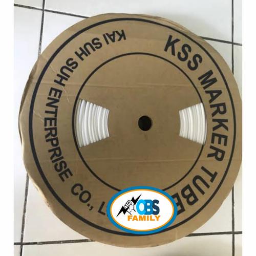 Jual KSS Marker Tube 4,5mm MT-4,5 / Selongsong Selang Putih 4,5mm ...