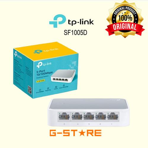 Jual SWITCH HUB TP-LINK 5 Port TL-SF1005D 10/100Mbps TPLINK Network LAN ORI - LS1005 - Kota ...