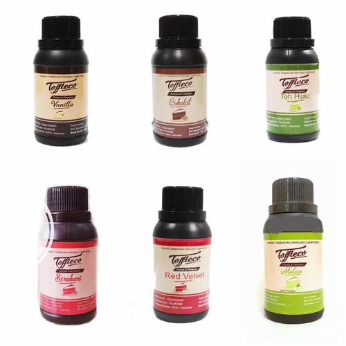 Jual TOFFIECO PASTA VANILA GREEN TEA COKLAT STRAWBERRY MELON RED VELVET ...
