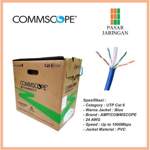 Jual COMMSCOPE Kabel UTP / Kabel LAN Cat. 6 AMP 1427071-6 Roll / Box ...