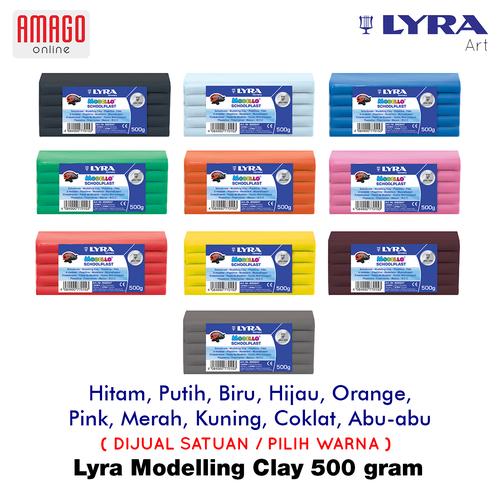 Jual LYRA MODELLING CLAY - MODELLO SCHOOLPLAST 500 GRAM - PILIH WARNA ...