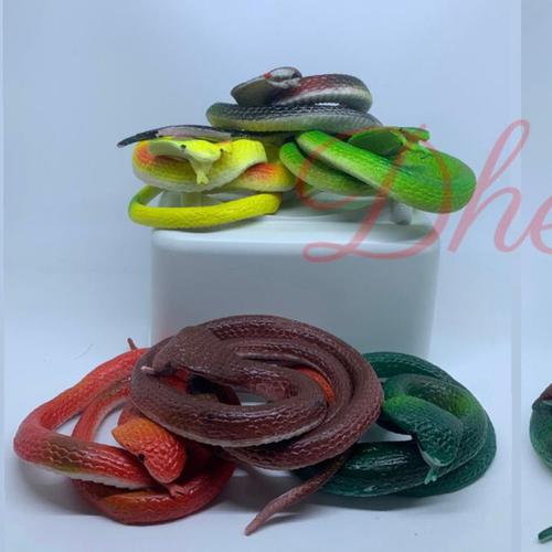 Jual Mainan ular karet 75cm - Hijau tua, Kepala kobra - Jakarta Barat ...