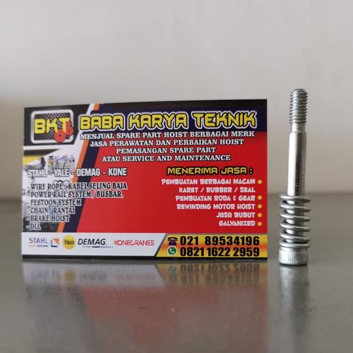 Jual special screw set with spring / per baut rope guide hoist STAHL ...
