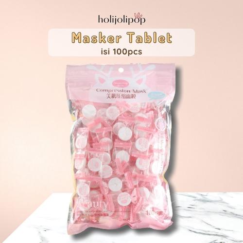 Promo Compressed Paper Mask Sheet / Tablet Mask / Masker Kertas - Kota ...