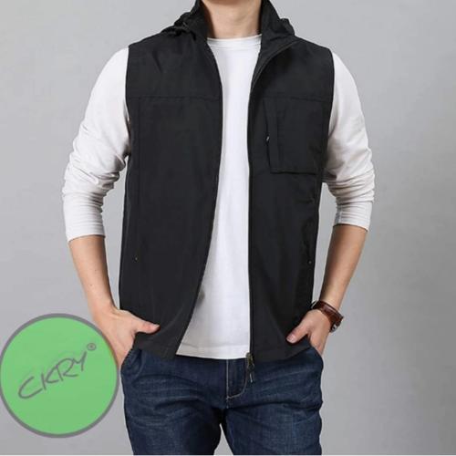 Jual rompi simpel keren / ckry vest series / rompi terbaru - Hitam, S ...