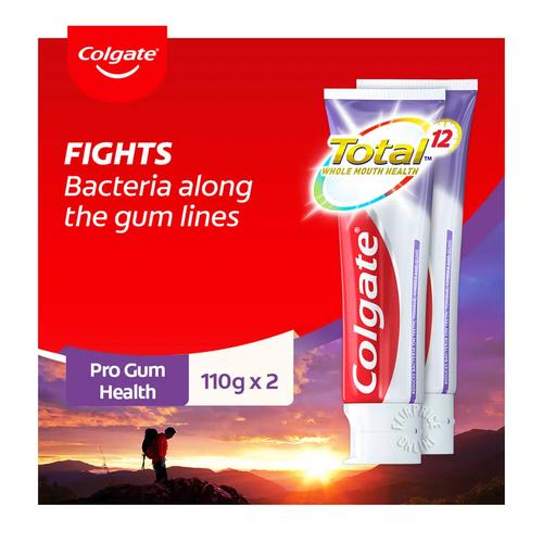 Jual Colgate Total Toothpaste - Pro Gum Health 2x110g - Kota Batam ...