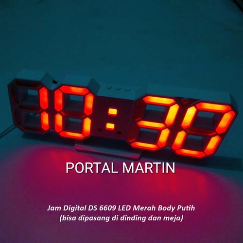 Jual Jam Digital LED Merah Tipe 6609 (Dinding dan Meja) - Kab. Bogor ...