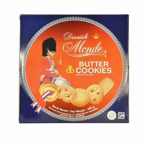 Jual biskuit Monde Butter Cookies Blue Shell 908Gr - Jakarta Timur ...