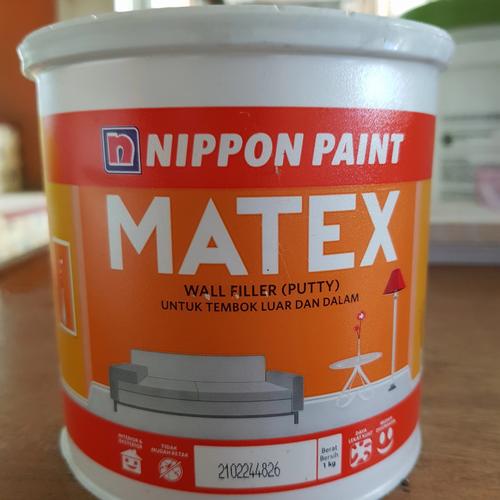 Jual Matex Wall Filler 1Kg Putty Cat Dempul Plamir Plamur Tembok Retak ...