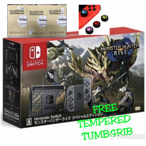 Jual nintendo switch console monster hunter rise edition / switch v2 ...
