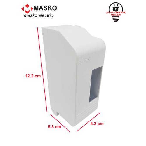 Jual BOX MCB 1 GROUP MASKO 9801 RUMAH MCB OUTBOW MERK MASKO - Kab ...