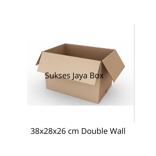Jual KARDUS/DUS/KARTON/DUS PINDAHAN/KARDUS 38x28x26CM DOUBLEWALL KUAT ...