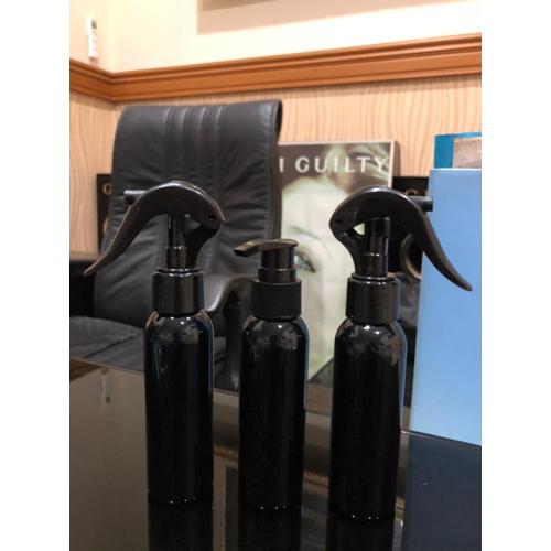 Jual Botol Spray / Pump / Trigger 100ml Black Edition - Pump Black ...