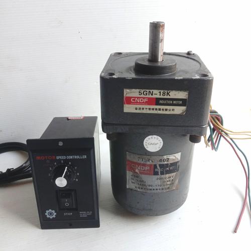 Jual AC Motor Gearbox 220V 40W Ratio 1:18 Speed Controller motor CNDF ...