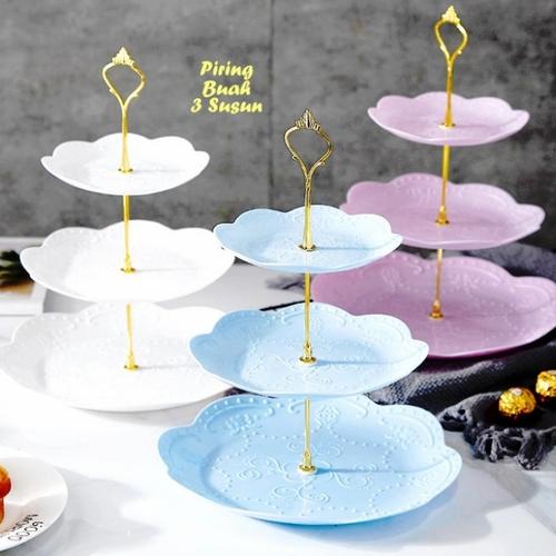 Jual Piring Buah Snack Cookies Bentuk Bulat - Blue - Jakarta Timur ...