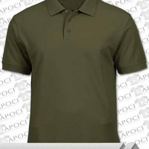 Jual Polo shirt cotton pique polos uk. M,L,XL warna Army - S - Jakarta ...