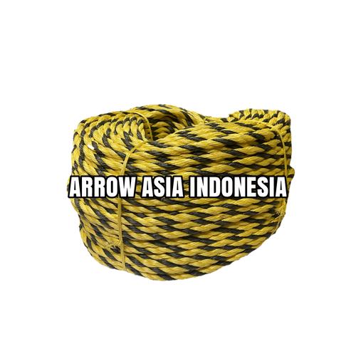 Jual Tiger Rope 3 Strand, Black/Yellow, India, 20mm x 180meter ...