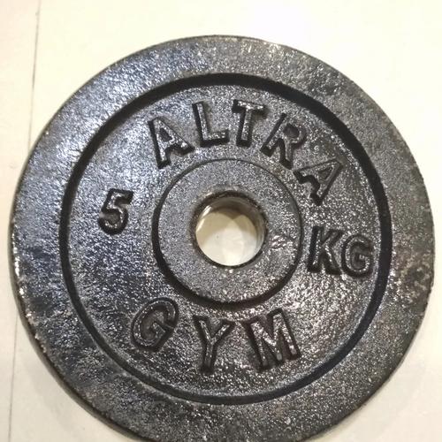 Jual Plate beban barbel plat besi pemberat dumbbell barbell berat 5kg ...