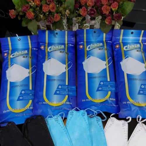 Jual Masker KF94 Chasa 4ply isi per10pcs Sachet Premium Quality - Biru ...